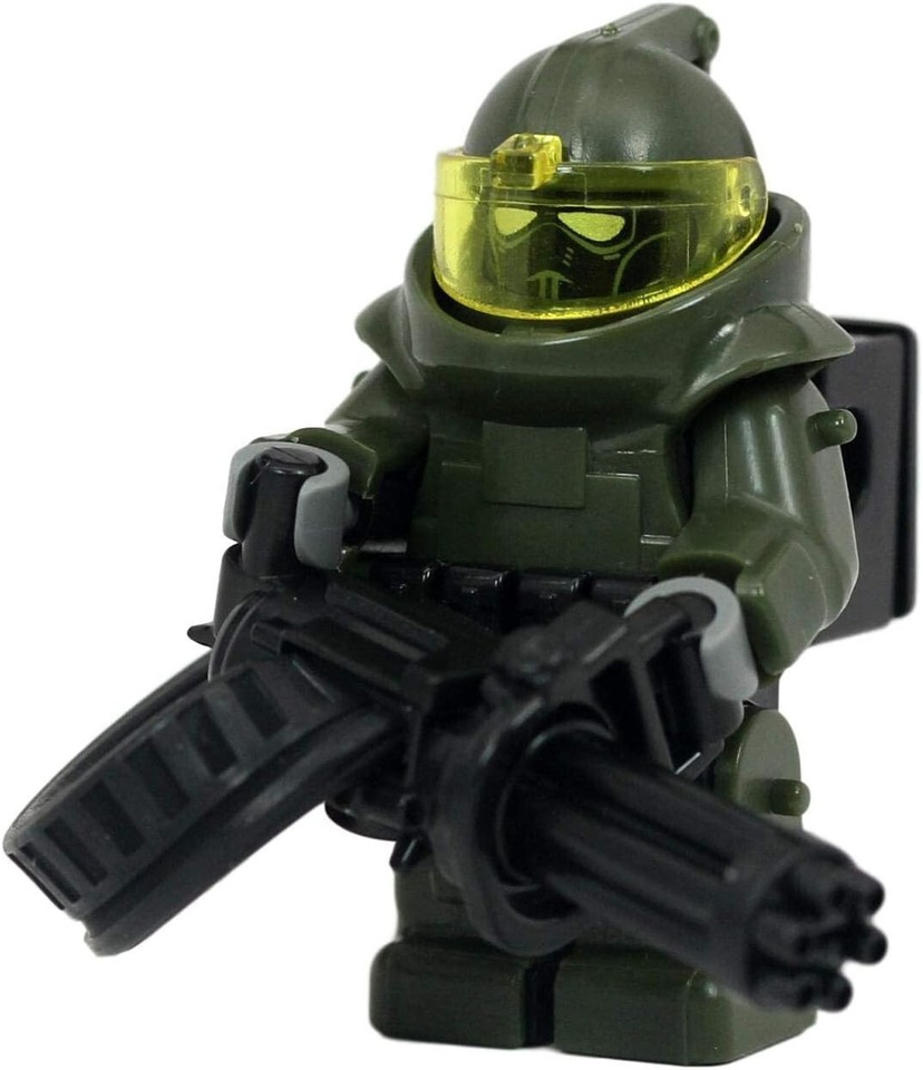 Custom Juggernaut Warzone Minigun Soldier made with real LEGO ...