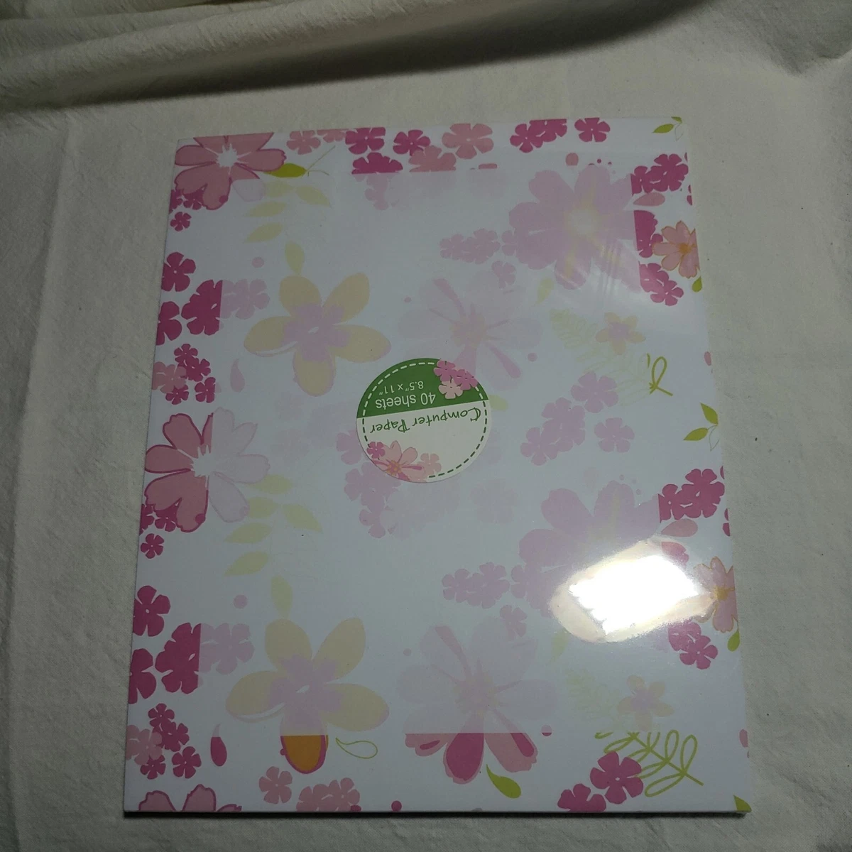 Pink Computer Printer