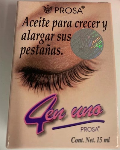 PROSA 4 en 1 ACEITE PARA ALARGAR TUS PESTAÑAS Oil For Eyelash growth ...