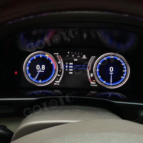 LCD Digital Cluster Upgrage for Toyota Land Cruiser LC100 Lexus LX470 ...