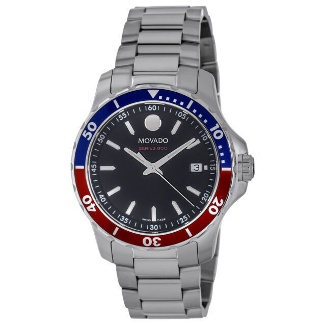 Movado Series 800 Men's Black Watch - 2600152 for sale online | eBay