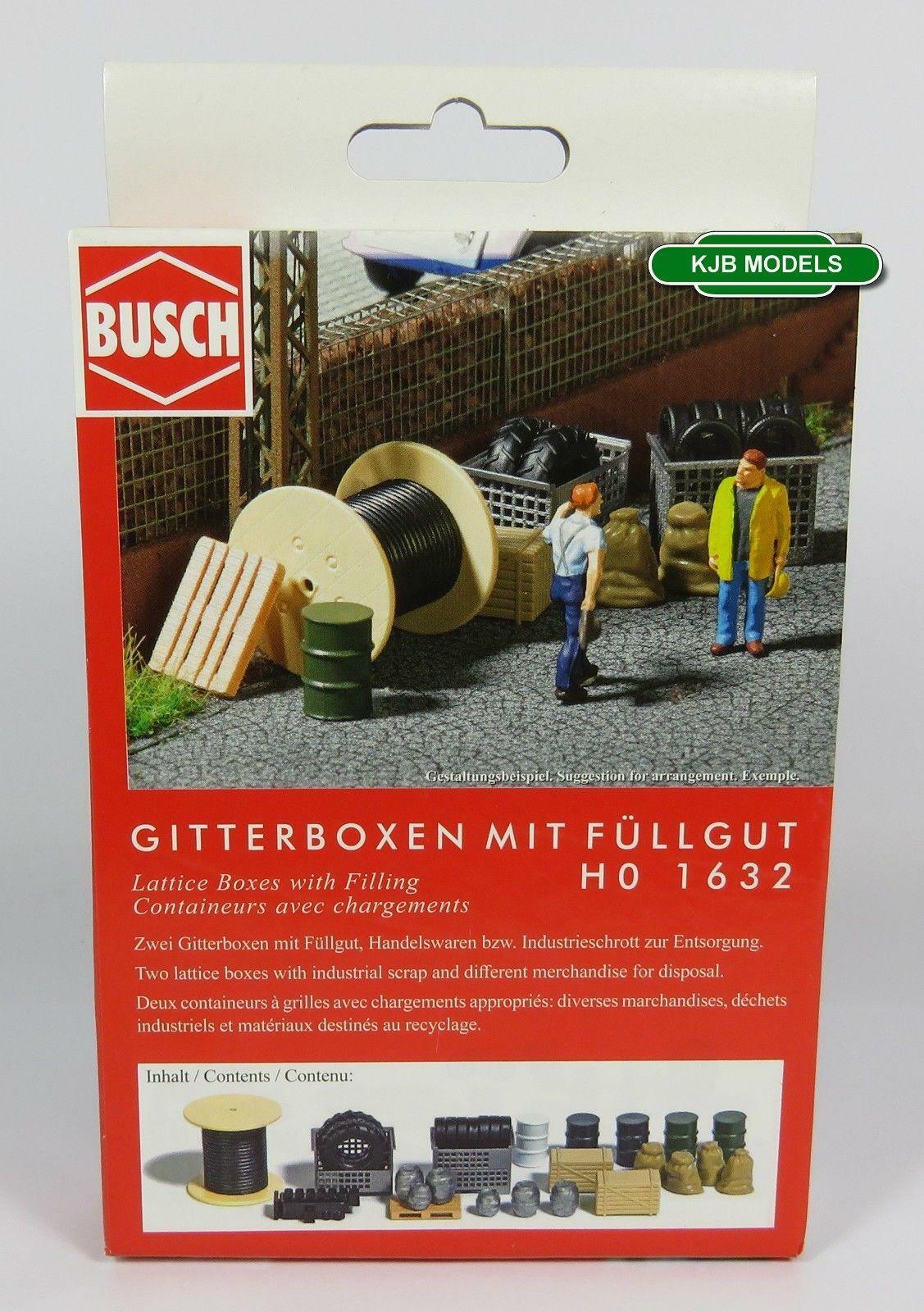 Busch 1632 Grid Boxes / Fuellgut Kit H0 for sale online | eBay UK