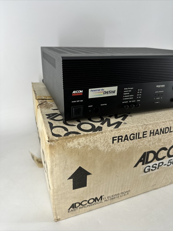 MINT Boxed Adcom GSP-560 Pre-Amplifier Home Theater Amplifier with ...