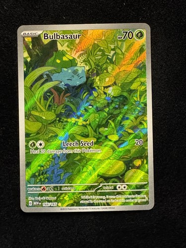 Bulbasaur 166/165 Scarlet & Violet 151 Illustration Rare NM | eBay