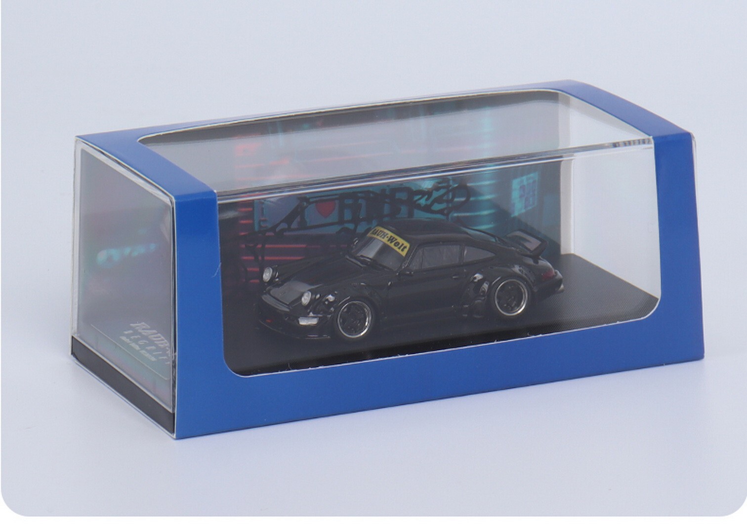 SH 1/64 Scale Porsche 964 RWB RAUH-Welt Black Resin Car Model Toy Gift ...