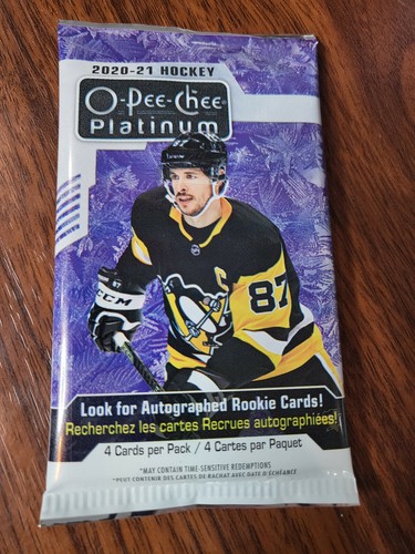 2020/21 Upper Deck O-Pee-Chee Platinum Hockey 4 Card Blaster Pack See ...