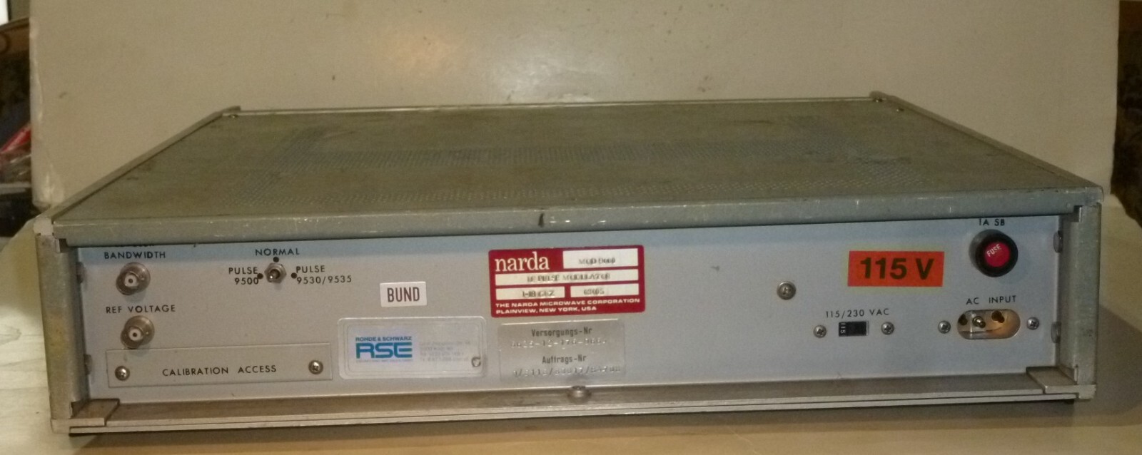 Narda RF Pulse Modulator Model 9000 mit Attenuator | eBay.de