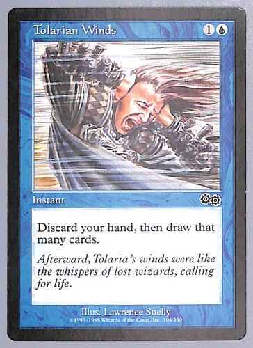 Tolarian Winds - 104 - Urza's Saga (USG) MTG | eBay