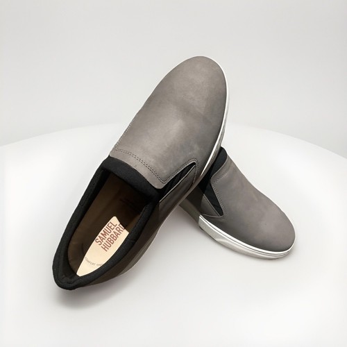 Samuel Hubbard Flight Low-Top Slip-On Sneakers Men’s 9.5 M Gray Nubuck ...
