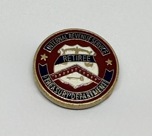 Internal Revenue Service Treasury Department Retiree Made In USA Lapel ...