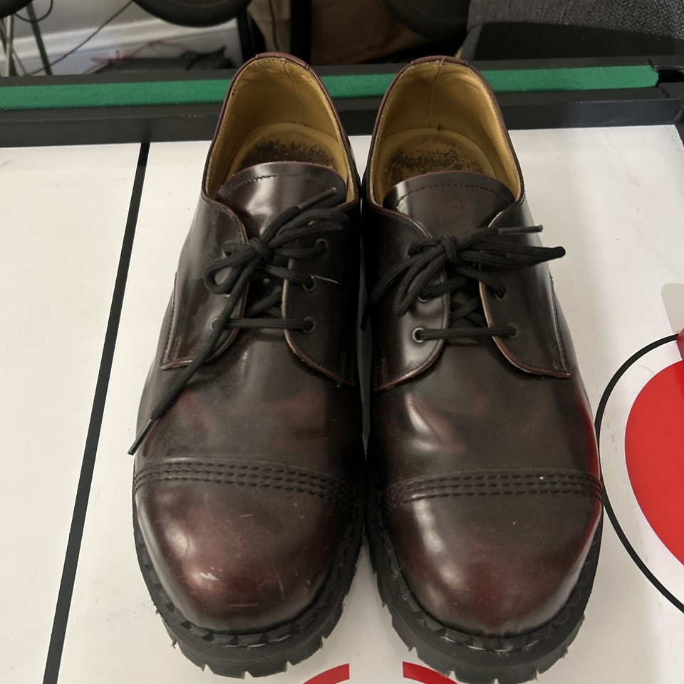 90's Vintage Steel Toe Gripfast England 10.5 shoes nps grinders ...