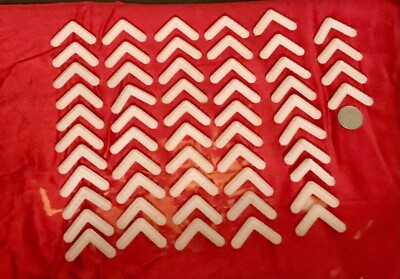 8mm 5/16”Angled Corner Dowel Plastic 55pc New | eBay