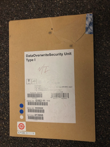 NEW GENUINE RICOH DATA OVERWRITE SECURITY UNIT TYPE I #413955 | eBay