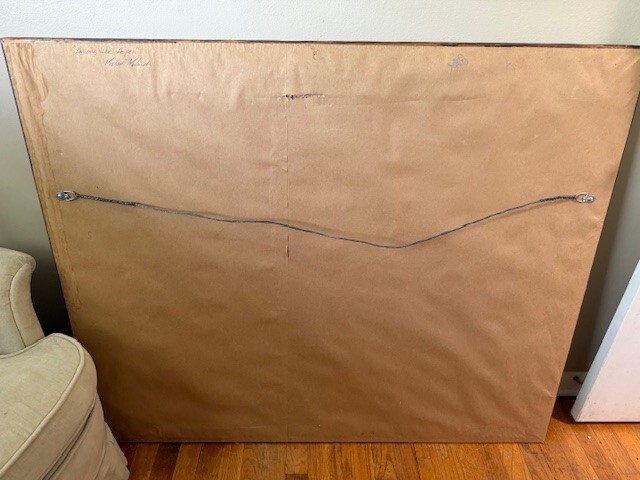 "Among the Aspens" framed giclee print hand titled on back by Michael ...