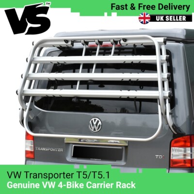 FOR VW TRANSPORTER T5 T5.1 GENUINE OE THULE TAILGATE 4 BIKE BICYCLE ...