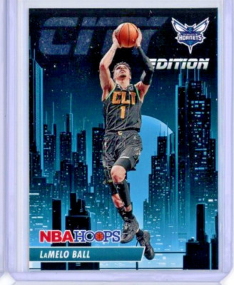 2023-24 Hoops City Edition Insert #1 LaMelo Ball - Charlotte Hornets ...