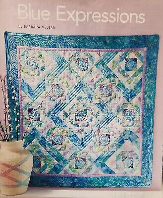 "Blue Expressions" Quilt Pattern from 2006 Magazine Intermediate | eBay
