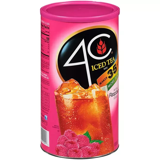 4C 35 QT Raspberry Iced Tea Mix (82.6 oz.) Fast Ship | eBay