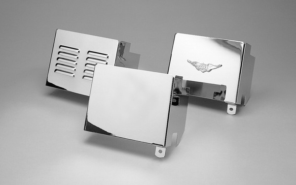 Custom Chrome - 26019 - Battery Cover, Plain - Chrome for sale online ...