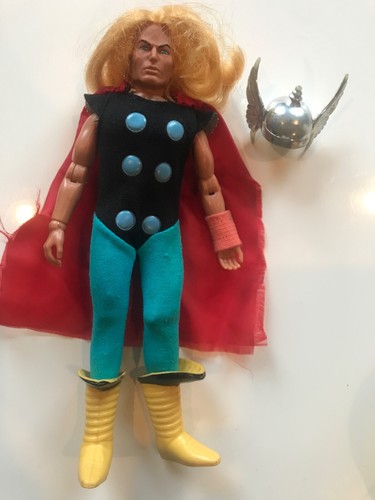 VINTAGE MEGO THOR 8” ACTION FIGURE 1970’S SEMI-COMPLETE, VERY GOOD ...