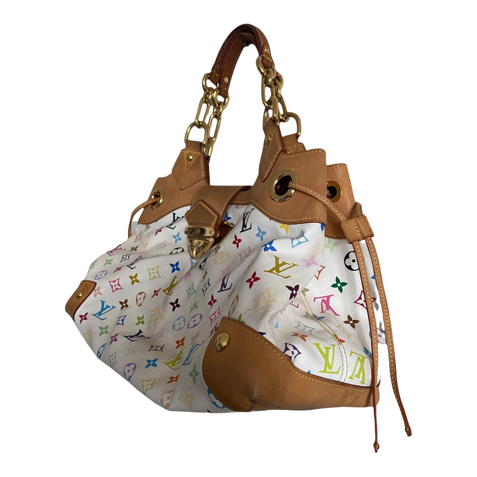 Authentic Louis Vuitton Ursula multi color monogram … - Gem