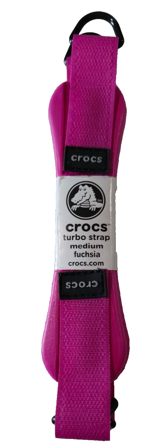 Single Pair of Crocs Turbo Straps Replacement Straps Fuchsia | eBay