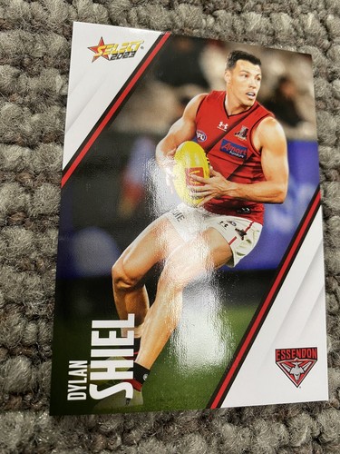 2023 AFL Select Dylan Shiel Essendon Bombers Footy Stars #50 Collector ...