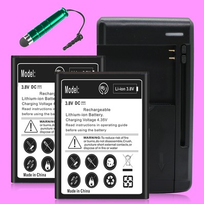 Superior Quality 2x 4720mAh Battery Charger for Samsung Galaxy Express ...