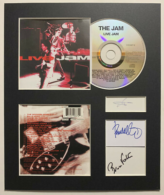 THE JAM - Signed Autographed - LIVE JAM - Album Display | eBay UK