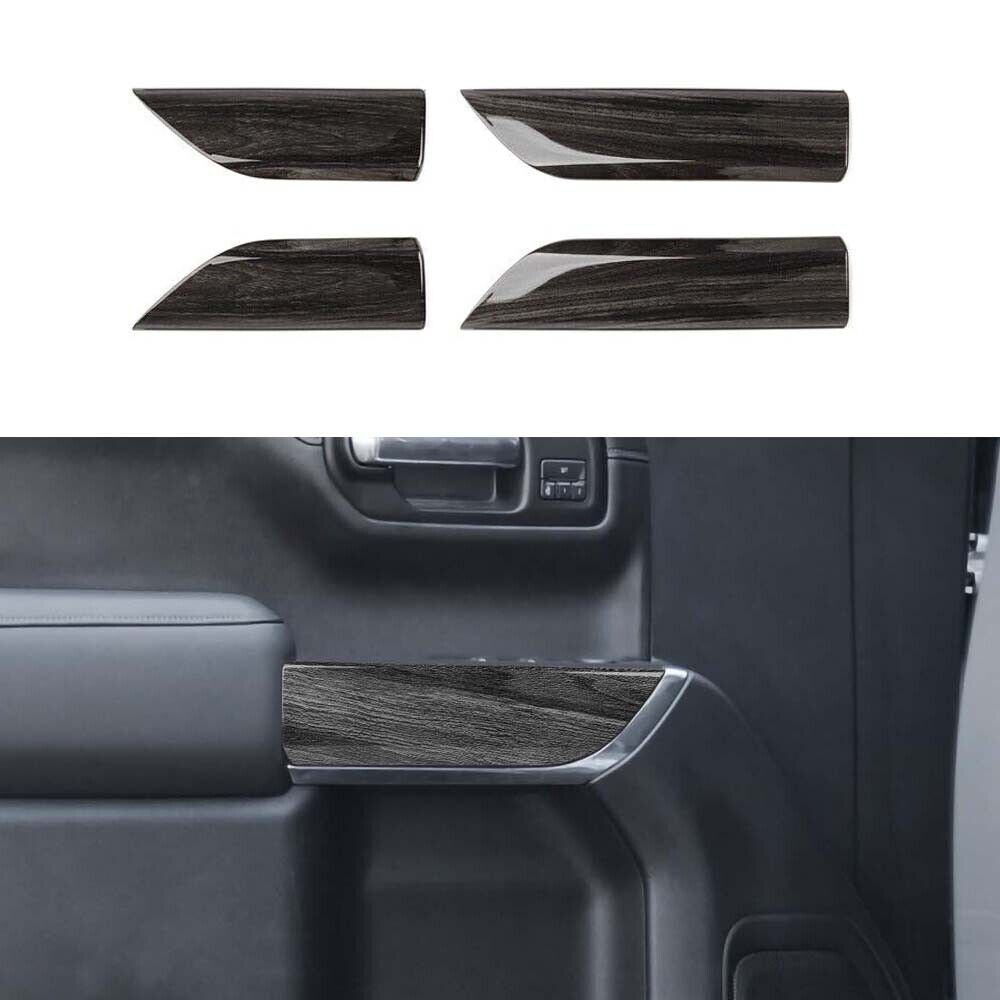 16x Black Wood Interior Decoration Cover Trim Kit For Chevy Silverado ...