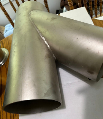 Lateral 45 Degree Weld Fitting 6" Schedule 10s STD Stainless Steel 304 ...