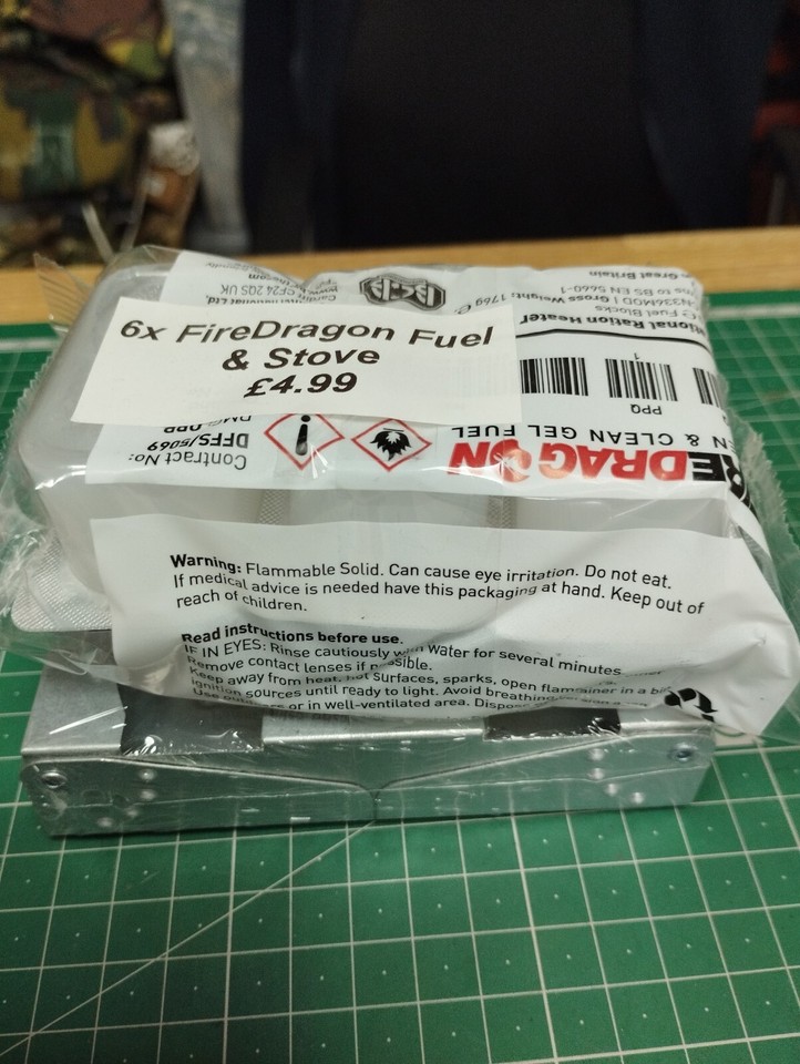 BCB Stove & Fire Dragon Gel Fuel Army Cadets Bush Craft Camping Cooking ...