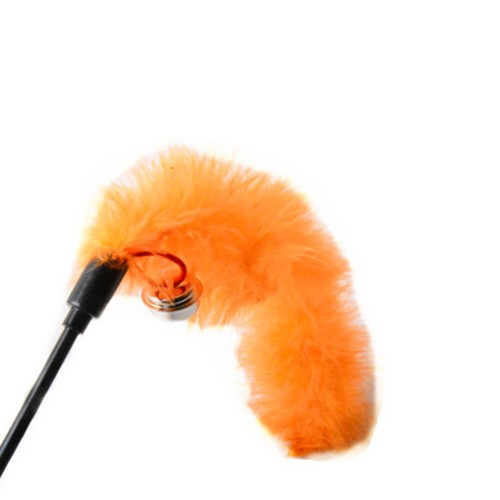 Kitten Teaser Plush Wire Wand with Bell Interactive Fun Pet Toy Gift 34 ...