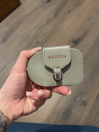 Weston Light Meter Euro-Master Analog Classic Selenium Cell Leather ...