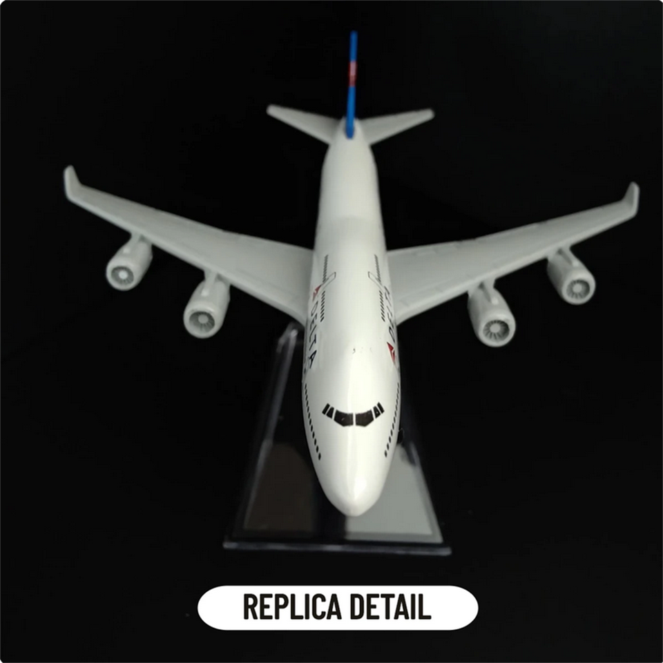 1/400 16cm Delta B747 Alloy Plane Model Diecast Airplane Model ...