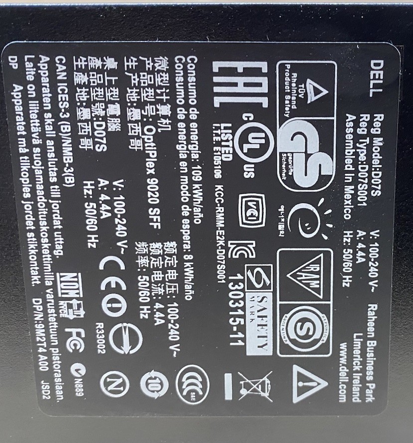 Dell Optiplex 9020 Intel Core i5-4570 @3.20Ghz, 8GB RAM, No SDD, AMD ...