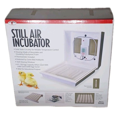 LITTLE GIANT STILL AIR EGG INCUBATOR ITEM #9200 Please Read ...