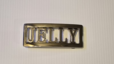 JELLY Custom Personalized Name Belt Buckle -Put your name or word on ...