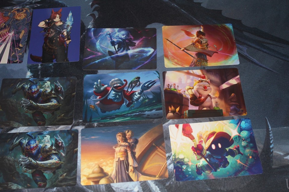Magic The Gathering Final Fantasy Art Series Lot (16 Cards) Yuna, Vivi ...