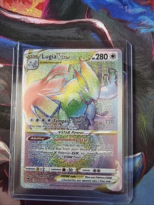 Pokémon Lugia VSTAR TCG Silver Tempest Ultra Rare Card 202/195 | eBay
