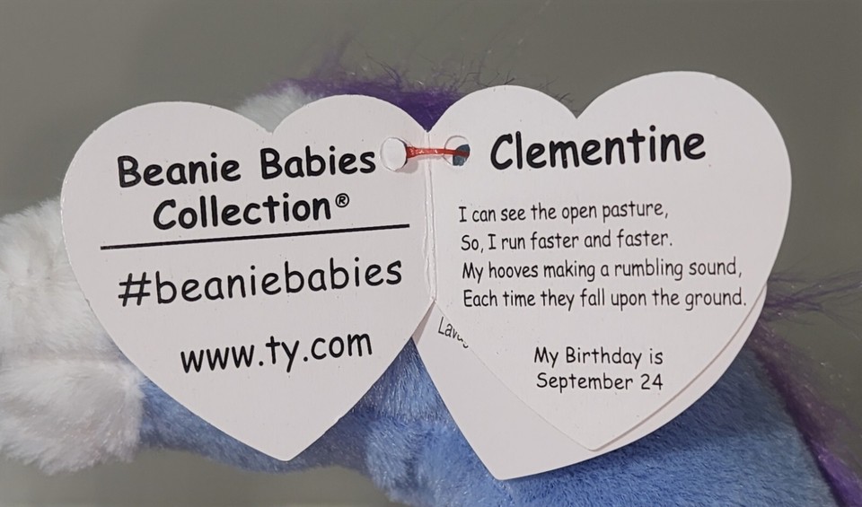 Ty Beanie Babies BLINKY CLEMENTINE GUS HUDSON SAVVY STRETCH 30th ...