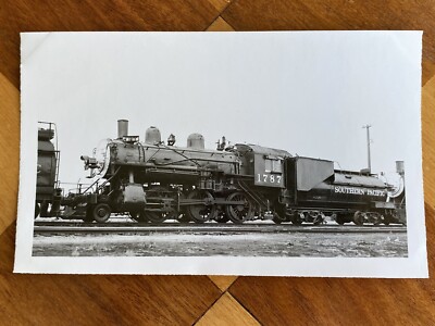 Southern Pacific Railroad Train Engine Locomotive No. 1787 Antique ...