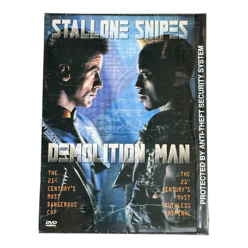 Demolition Man (DVD 1993 Snap Case) Stallone and Snipes Rated R BRAND ...