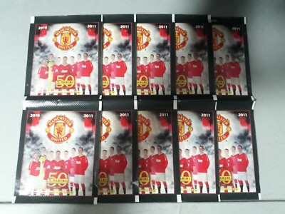 Panini Manchester United Sticker 2010-11 (10 Pack) | eBay
