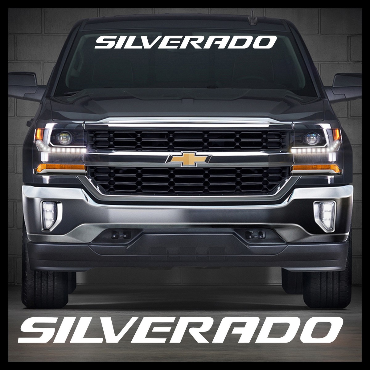 Silverado Windshield Decal