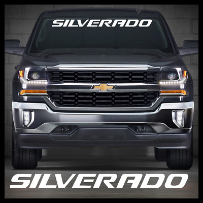 Chevrolet silverado windshield decal sticker white ltz z71 lt ls 1500 ...