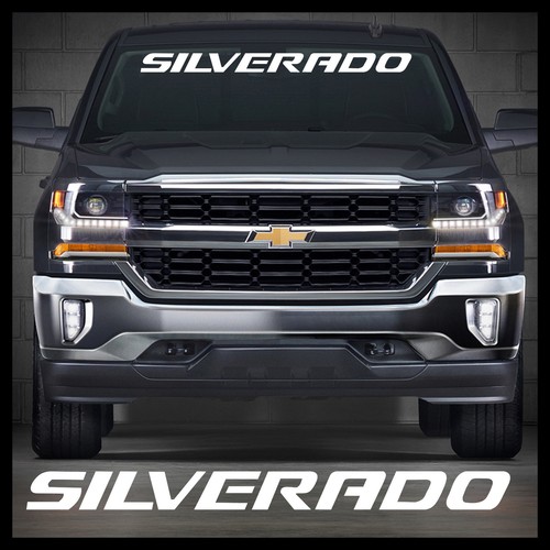 Chevrolet silverado windshield decal sticker white ltz z71 lt ls 1500 ...