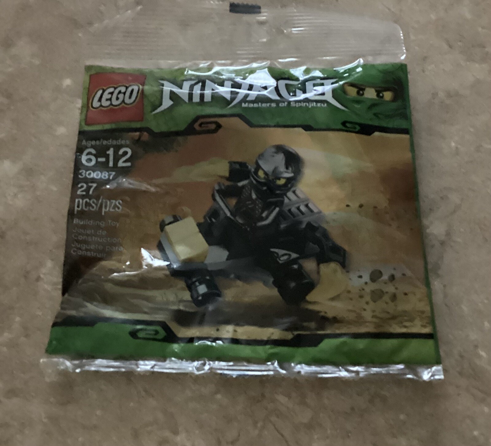 LEGO NINJAGO Lot Of 5 Poly Bags Lego 30081, 30082, 30293, 30085 & 30087 ...