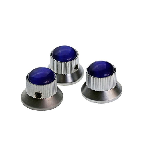 3 PCS Electric Guitar Bass Volume Tone Control Knobs Domed Tone Knobs | eBay