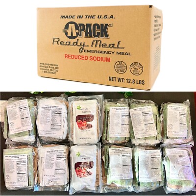 APack Low Sodium 12 Meals Ready To Eat 6 Menus, EXP 09/2024 | eBay